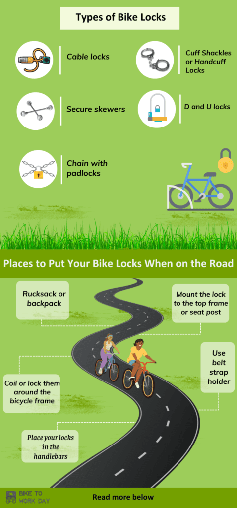 Where to Put Your Bike Lock While Riding?